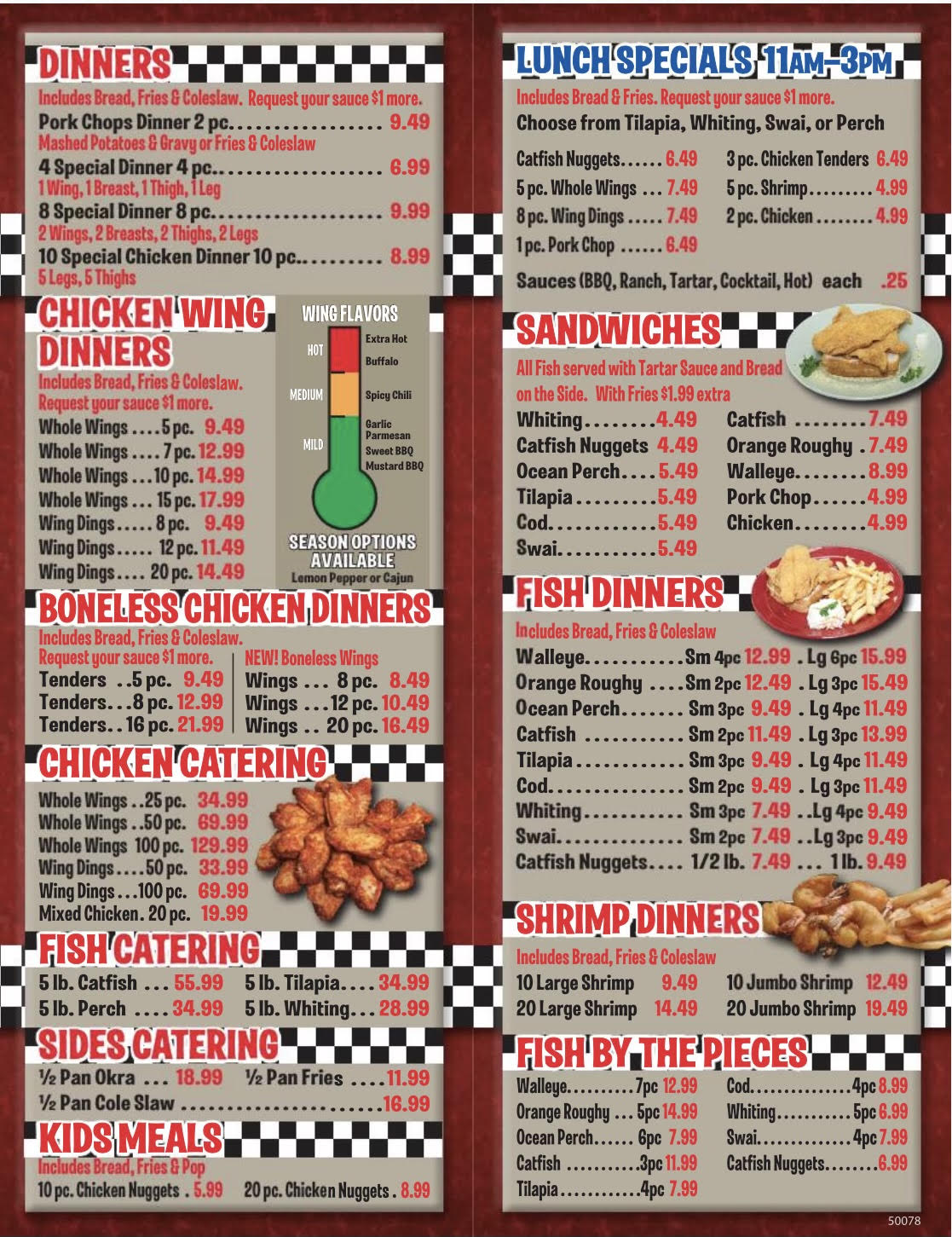 Menuog – Wallys Fish and Chicken